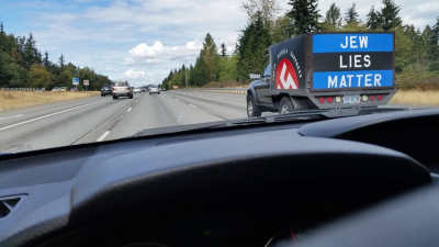 Oregon Neo-Nazi Takes Anti-Semitic Message to the Highways | Southwest ADL